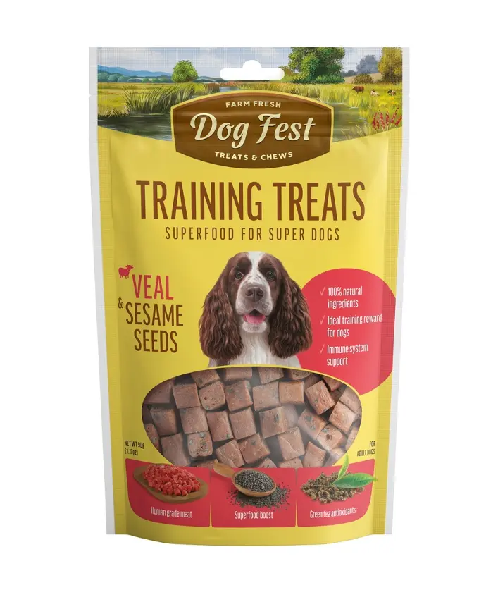 Training treats veal & sesame seeds (90g) - PETCO KWT