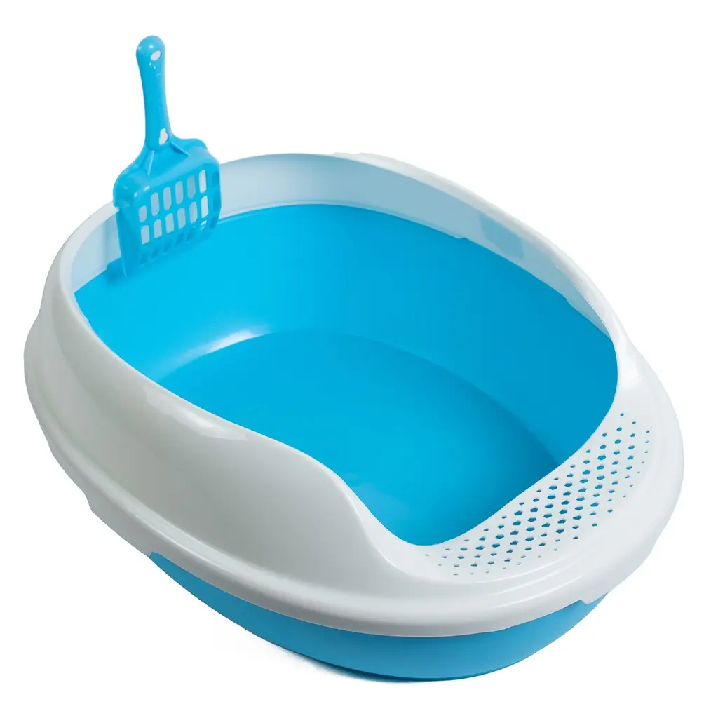 Petco Oval Cat Litter Box Large Size With FREE Scooper - PETCO KWT
