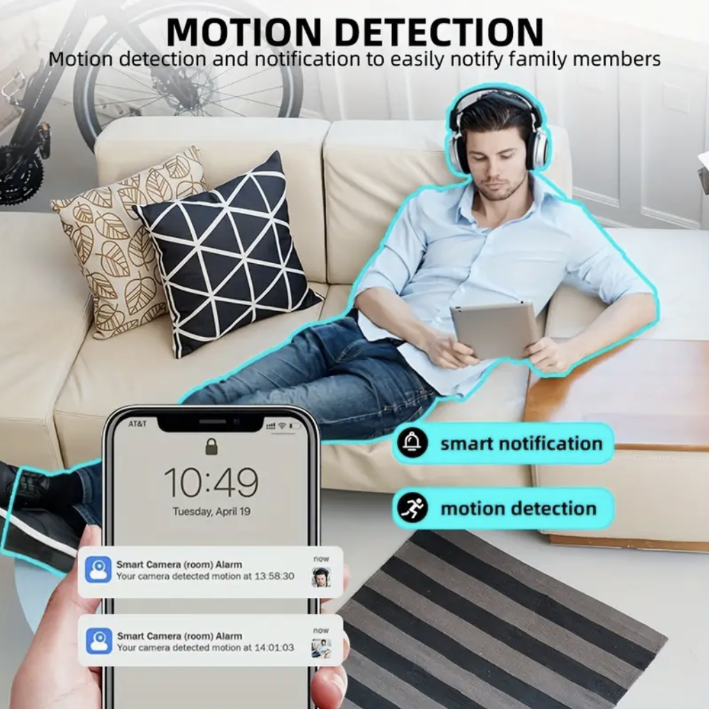 Petco SmartGuard 360° PTZ Security Camera + Wall Mount Gift - PETCO KWT