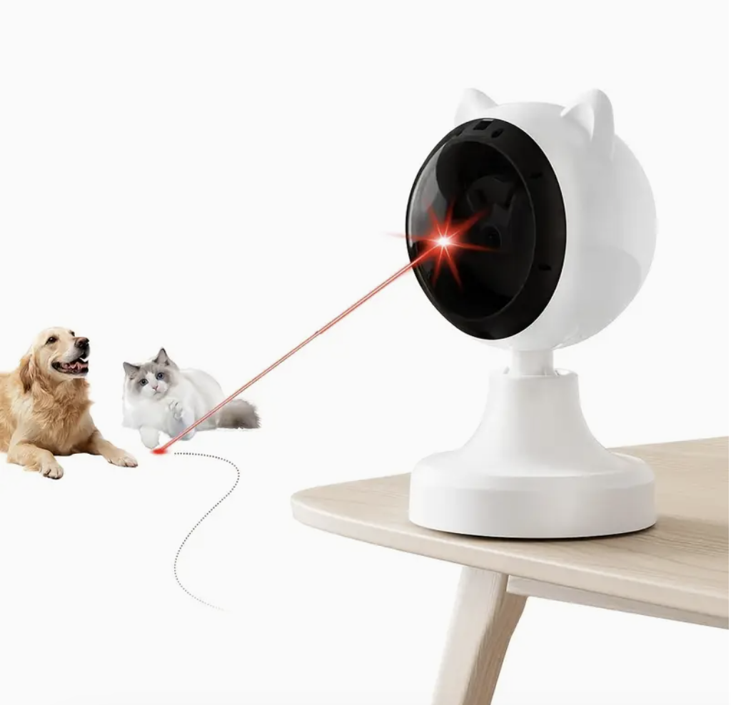 Smart USB Rechargeable Cat Laser Toy – Interactive Automatic Rotating ...